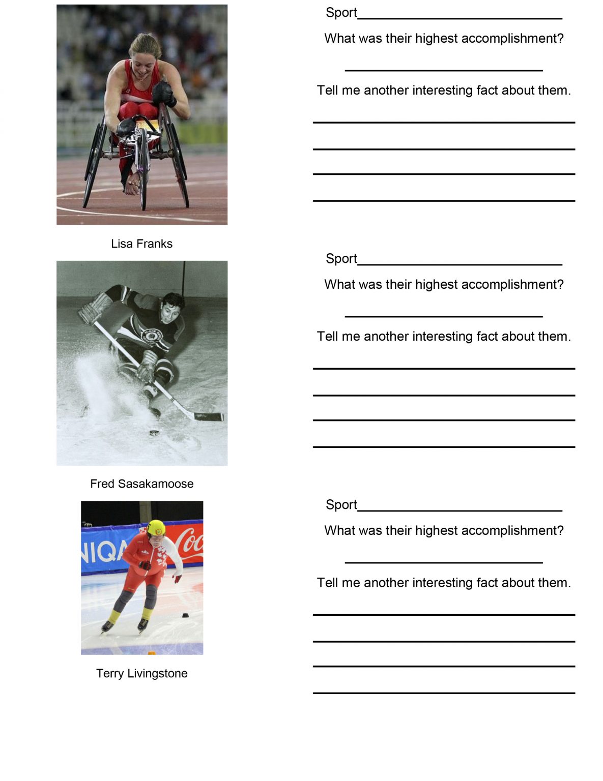 Activities - Scavenger Hunts - Saskatchewan Sports Hall of Fame