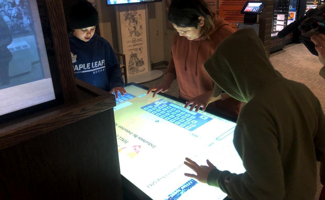 New touch table and 3D artifact case add to visitor experience ...