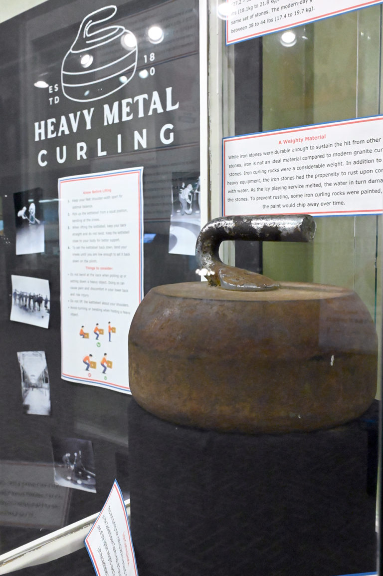 Heavy Metal Curling features 19th century stone - Saskatchewan Sports ...