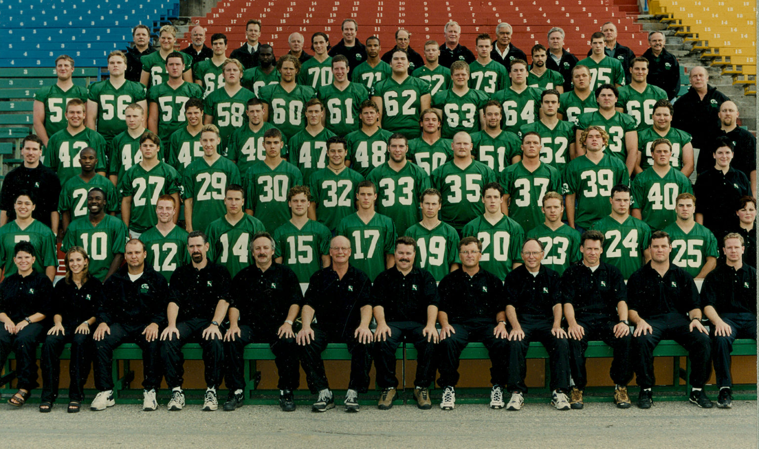 1998 Regina Rams Football Club - Saskatchewan Sports Hall of Fame